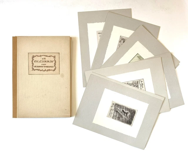 ALFONS WOELFLE - 12 Exlibris Radierungen Mappe München 1947 EUR 79,00 - PicClick DE