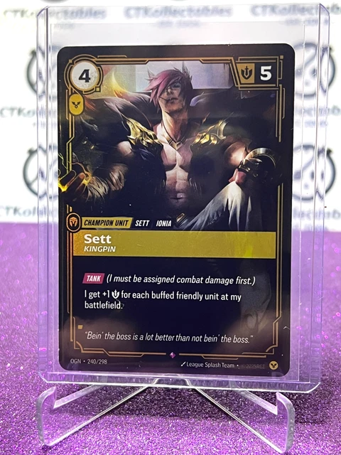 2025 RIFTBOUND LEAGUE Of Legends Sett # 240/298 Rare Foil Game Card $7. ...