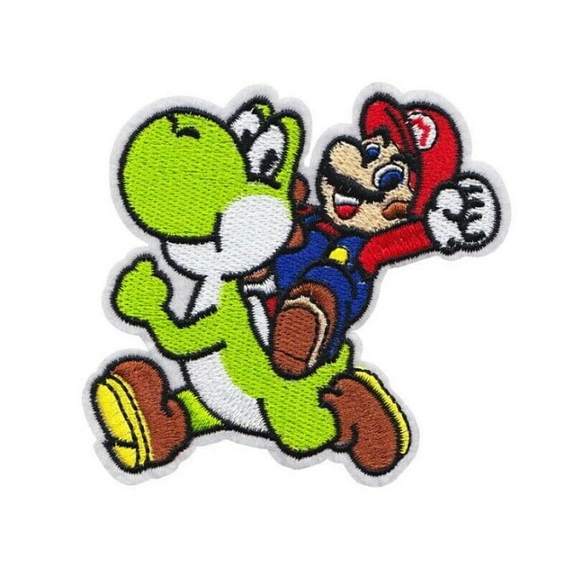 PATCH ÉCUSSON THERMOCOLLANT - Yoshi et Mario (2024.03) EUR 3,99 ...