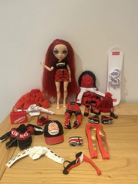 RAINBOW HIGH WINTER Break Ruby Anderson Doll + Accessories, Outfits ...