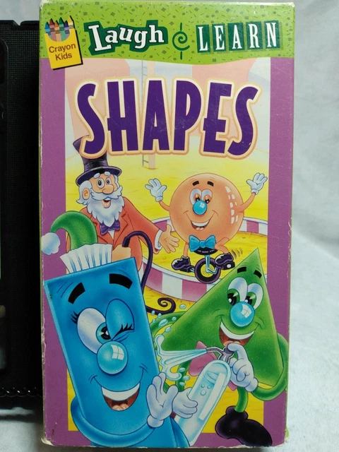 SHAPES CARTOONS LAUGH & Learn VHS preschool fun Counting Money ...