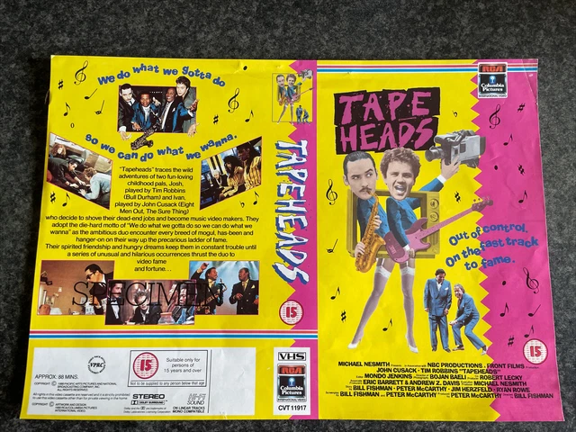TALKING HEADS RCA Columbia Ex Rental Vhs Sleeve Only Promo £4.50 ...