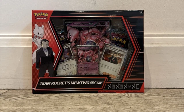 POKÉMON TCG TEAM Rocket's Mewtwo EX Box| Brand New And Sealed| £42.28 ...