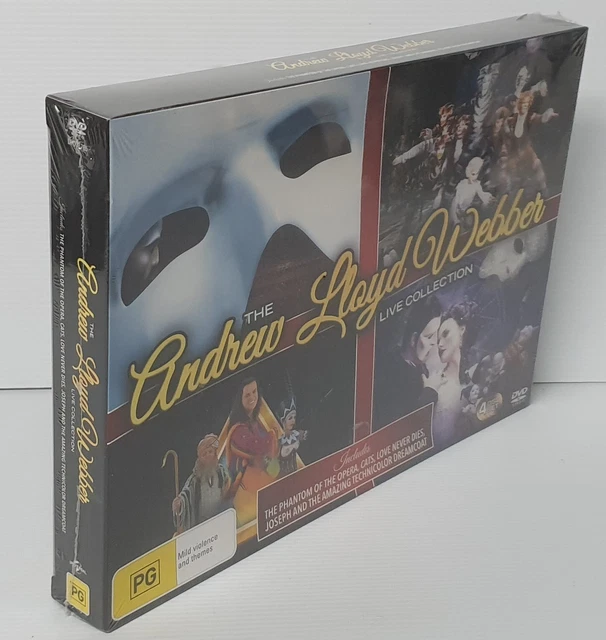 THE ANDREW LLOYD Webber Live Collection DVD Box Set 4 X dvd set Region ...