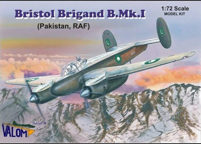 VALOM PLASTIC MODEL kit 72081 1:72nd scale Bristol Brigand B.Mk.I RAF ...