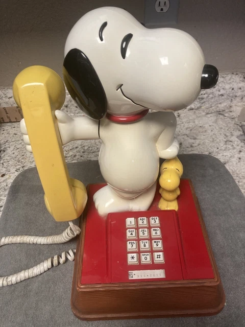 1976 SNOOPY WOODSTOCK Vintage Telephone Phone Peanuts £71.05 - PicClick UK