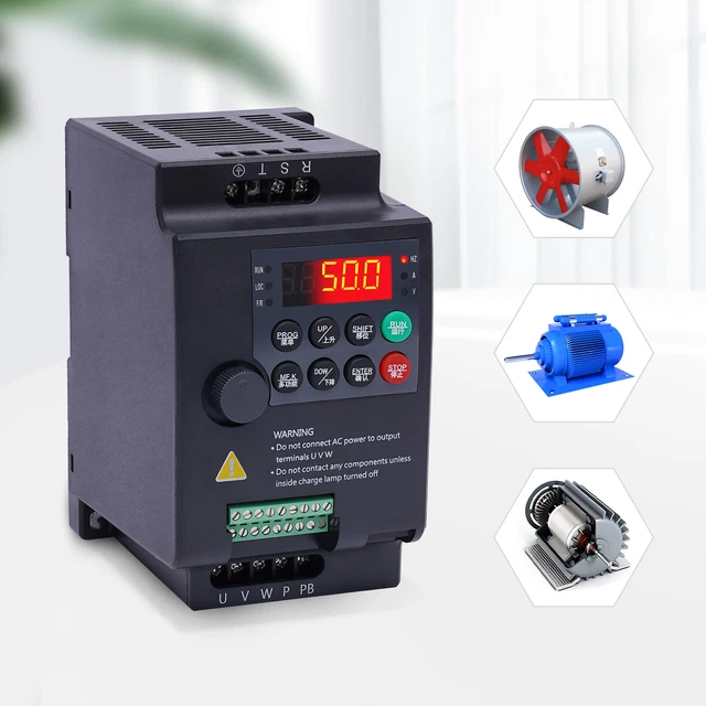 2HP 1500W 3PHASE Variable Frequency Drive Converter Motor VFD Inverter ...