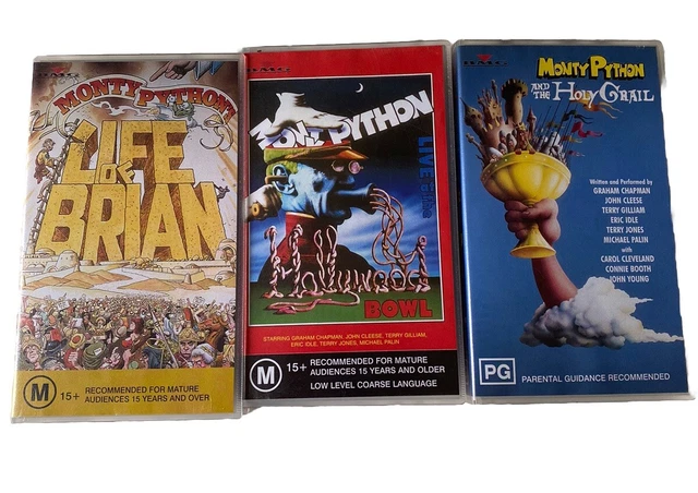 MONTY PYTHON’S LIFE Of Brian and Holy Grail and Live At The Hollywood ...