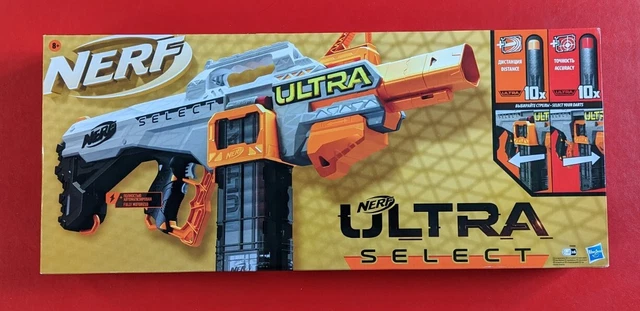 HASBRO NERF ULTRA Select Fully Motorised Blaster 2 Clips 20 Darts ...