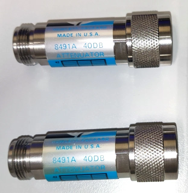HP, AGILENT KEYSIGHT 8491A, 40 DB, FIXED ATTENUATOR DC TO 12.4 Ghz ...