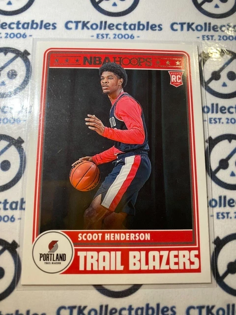 2023-24 PANINI NBA HOOPS Scoot Henderson Retro rookie card RC #297 ...