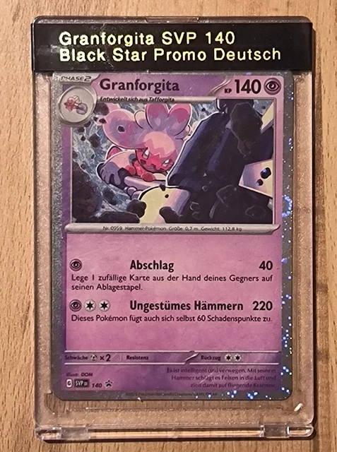 POKEMON BLACK STAR Promo Granforgita SVP 140 Near Mint Deutsch EUR 3,99 ...