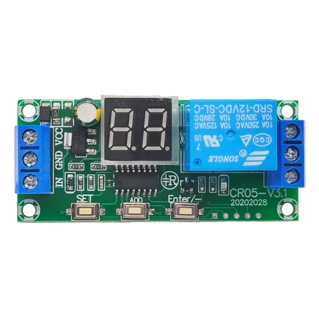 GREEN INFINITE CYCLE Time-delay Switch Multi-mode Relay Module ...