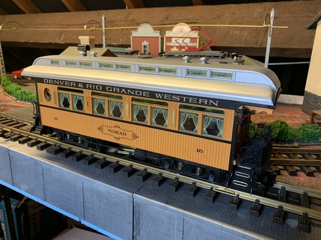 G SCALE D&RGW Observation Coach £60.00 - PicClick UK