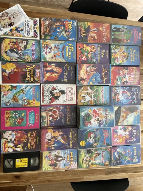 WALT DISNEY VHS Bundle 33 Videos In Total (PAL) £24.99 - PicClick UK