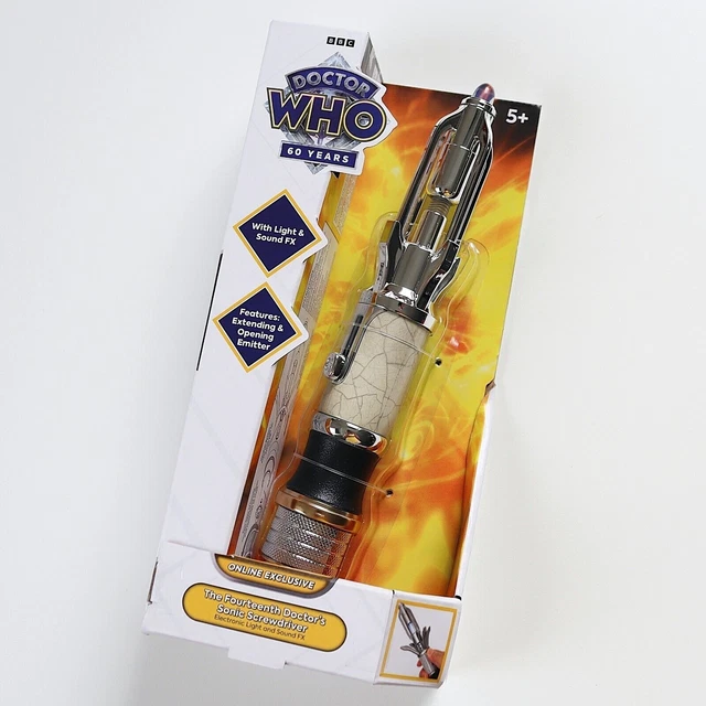 DOCTOR WHO: 14TH Doctor's Sonic Screwdriver (Online Exclusive Chrome ...