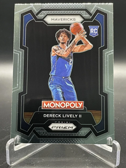 2023-24 PANINI PRIZM Monopoly Derek Lively II RC n. 24 Dallas Mavericks ...