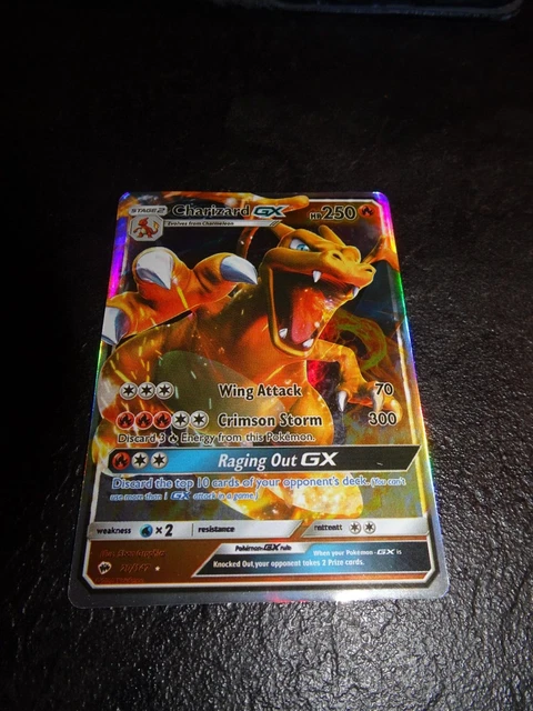RARE CARTE POKEMON Anglaise " Charizard Gx 250 - Raging Out Gx EUR 9,99 ...