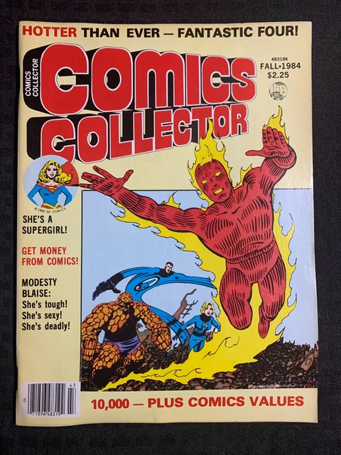 1984 COMICS COLLECTOR Magazine #5 VG/FN 5.0 Supergirl / Fantastic Four ...