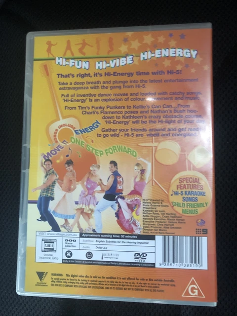 Hi 5 Hi Energy Dvd Region 4 20 00 Picclick Au