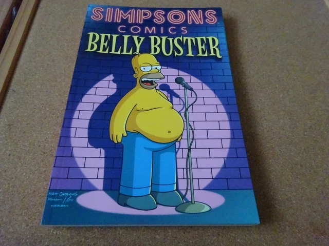 SIMPSONS COMICS BELLY BUSTER - The Simpsons Graphic Novel (Matt ...