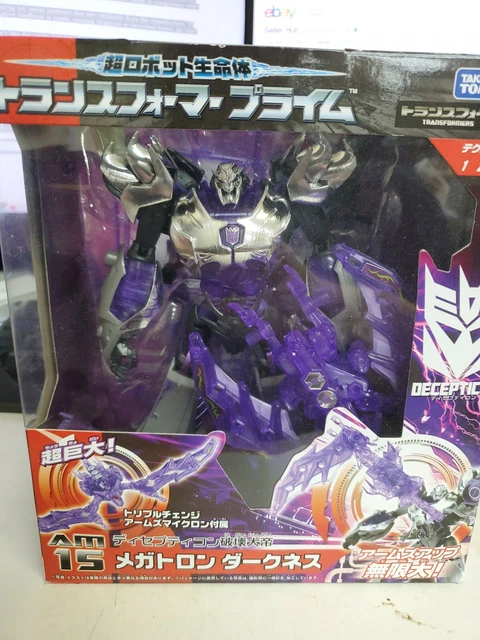 FIGURINE TRANSFORMERS PRIME AM-15 Megatron Darkness Takara Dr Wu TP09 ...