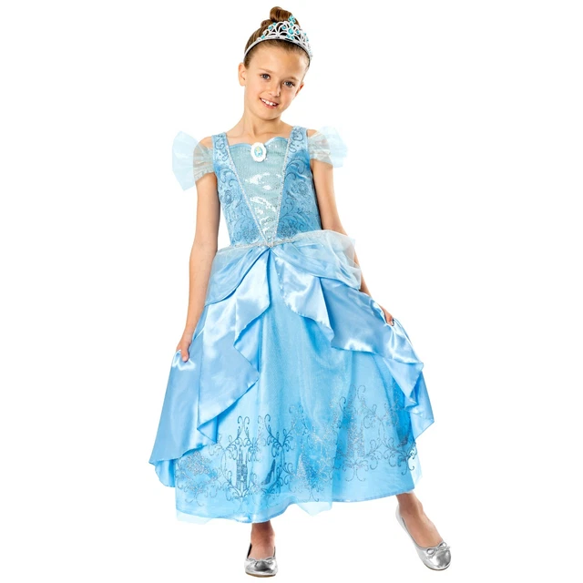 CINDERELLA DISNEY PRINCESS Fancy Dress Kids Girls 3 4 5 6 7 8 9 10 ...