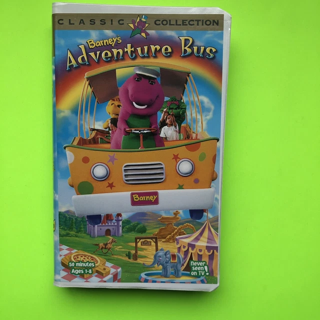 BARNEY - BARNEYS Adventure Bus (VHS, 1997) $12.99 - PicClick CA