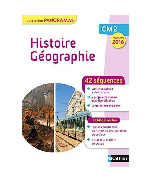 HISTOIRE GÉOGRAPHIE CM2 fichier + CD - Collection Panoramas 2017 - Programme 20 EUR 52,20 ...