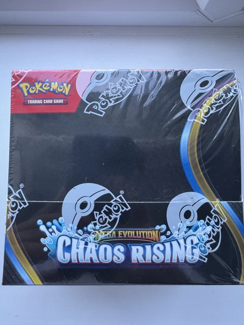 POKÉMON TCG: MEGA Evolution-Chaos Rising Booster Display Box 36 Packs £ ...