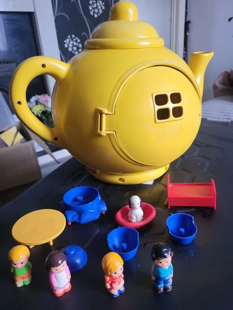 BLUEBIRD BIG YELLOW Teapot 1981 Vintage Play House Vintage Toy some ...