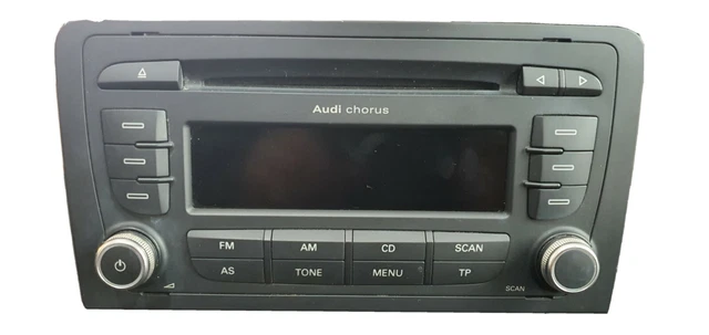 AUDI A3 CAR Radio Stereo CD player Complete Head Unit Chorus Eu Ab2 ...