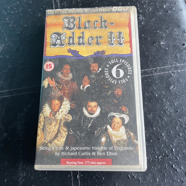 RARE VINTAGE BLACK Adder II The Entire Historic 2nd Series VHS £1.00 ...