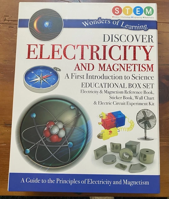 DISCOVER ELECTRICITY & Magnetism Wonders of Learning STEM Educational ...