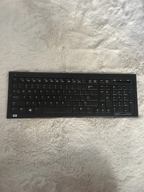 HP WIRELESS ELITE Keyboard RK713A Black (Keyboard Only) No Receiver Or ...