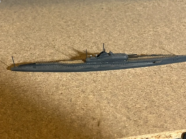 1/700 BUILT RARE and OOP french submarine Surcouf WW2 hp models EUR 25 ...