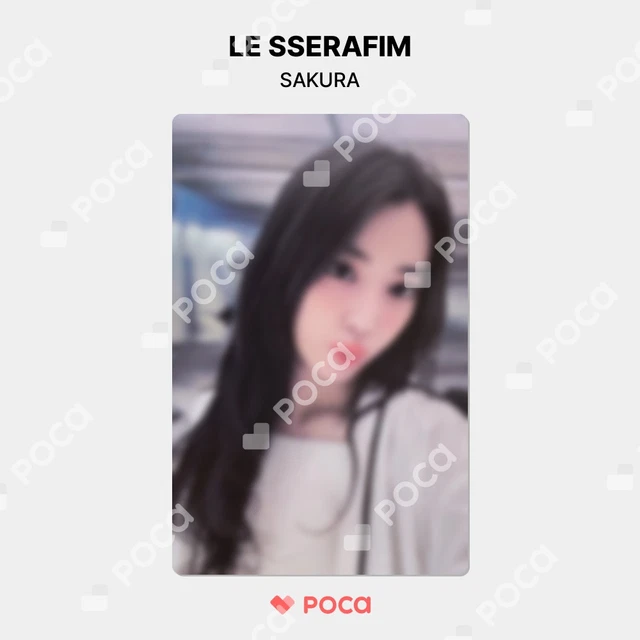 [LE SSERAFIM SAKURA] Carte Photo Avantage Intrépide Soundwave Lucky Draw EUR 33,80 - PicClick FR