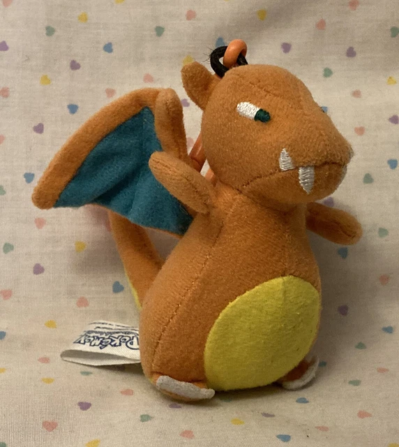 VINTAGE POKEMON CHARIZARD Mini Stuffed Animal Plush Keychain Backpack ...