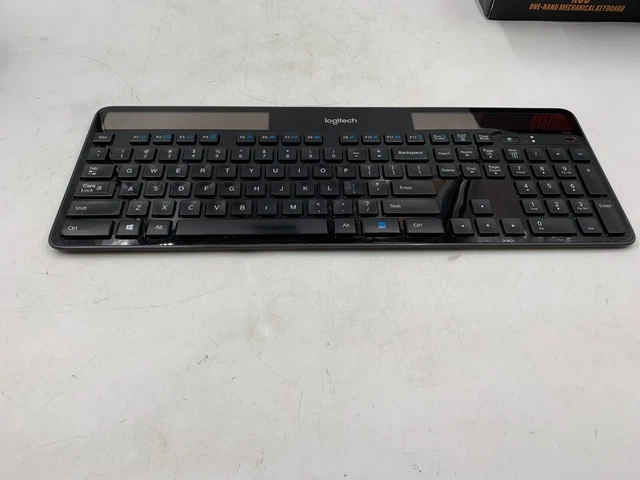LOGITECH K750 WIRELESS Solar Keyboard - NO Receiver - Black (NEEDS NEW ...