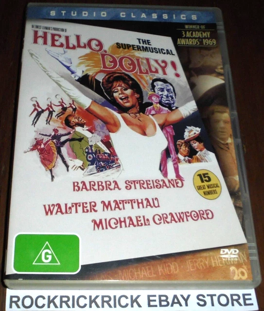HELLO, DOLLY! DVD Barbra Streisand, Walter Matthau, Michael Crawford Region 4 EUR 3,75 - PicClick IT