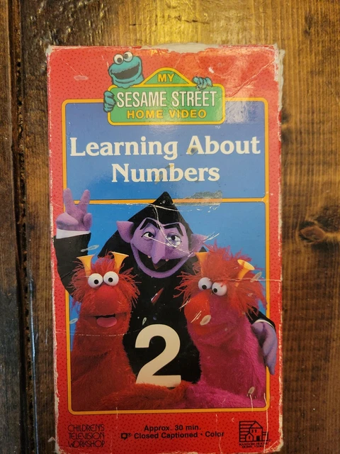 VHS SESAME STREET - Learning About Numbers (VHS, 1996) $15.15 - PicClick CA