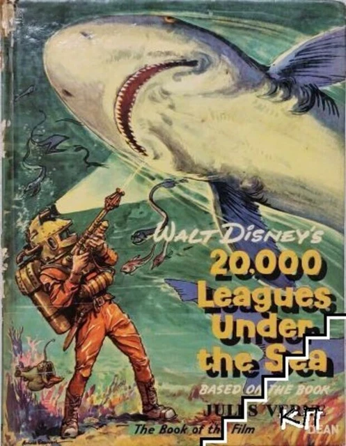 WALT DISNEY'S 20,000 Leagues Under The Sea Jules Verne Book of the Film ...