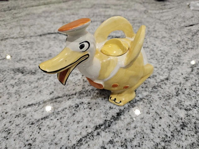 EXTREMELY RARE WADE Wadeheath Disney Donald Duck Teapot 1930S - Mint ...