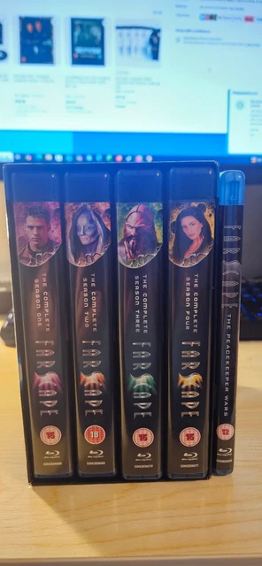 FARSCAPE BLU RAY seasons 1 - 4 & The Peacekeeper Wars blu ray £55.00 ...
