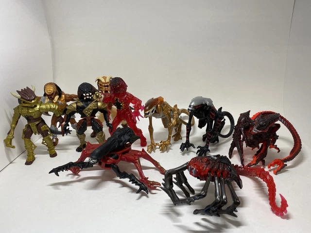 VINTAGE ALIEN PREDATOR action figures lot huge collection | 10 Figures ...