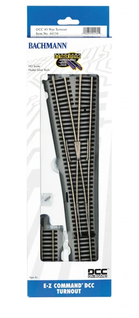 BACHMANN E-Z COMMAND DCC #5 WYE Turnout,HO Scale, #BAC44134 $125.99 ...
