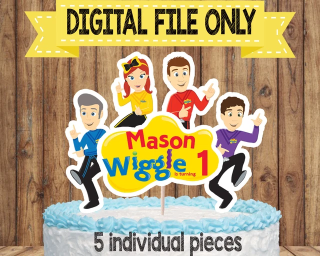 DIGITAL WIGGLES CAKE Topper, Wiggles Birthday, Wiggles Party, The ...
