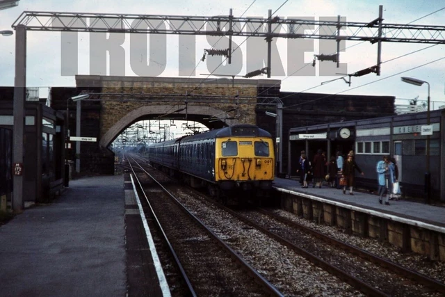 35MM SLIDE BR British Rail Electric EMU Class 305 001 Chelford 1978 ...