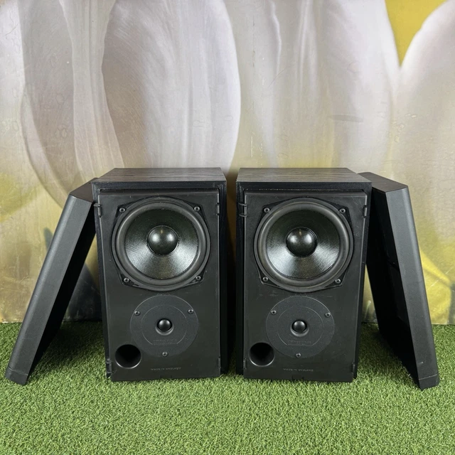MISSION 760 2-WAY Bookshelf Speakers 20-75w 6 Ohms Tested Working Made ...