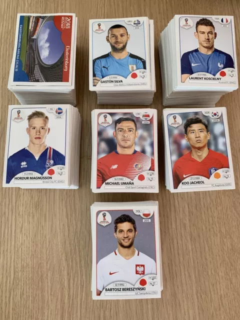 Panini Fifa World Cup Russia 2018 Individual Stickers Almost All